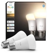 SADA 2x LED Stmívatelná žárovka Philips Hue WHITE E27/9,5W/230V 2700K