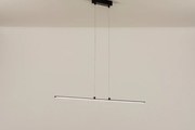 Závěsné designové LED svítidlo na lanku Novento Black