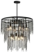 Toolight Křišťálový lustr APP1314-CP Black