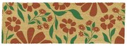 Rohožka z kokosového vlákna 40x120 cm Red &amp; Green Floral – Artsy Doormats