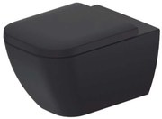 Duravit Happy D.2 - Závěsné WC, Rimless, matný antracit 222209AD00
