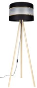 Belis Stojací lampa CORAL 1xE27/60W/230V béžová/černá/zlatá AS0463+BE0795
