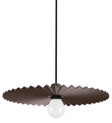 Linea Light CA022ADBEZZ Doge_P, moderní hnědé závěsné svítidlo, 1x22W E27, průměr 40cm