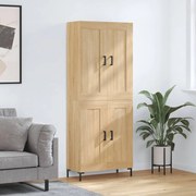 Skříň highboard dub sonoma 69,5 x 34 x 180 cm kompozitní dřevo 3199684