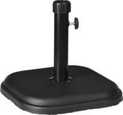 Základna slunečníku Outsunny, hmotnost 11 kg, cementová podstava pro slunečníky s průměrem 32-38 mm, pro terasu, patio, venkovní použití 36x36x31 cm Č