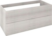 Sapho Treos - Umyvadlová skříňka 110x53x51 cm, 2x zásuvka, dub Polar TS110-1010