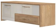 Tv Stolek Gala TV135-1K2F/GL pacific walnut/beige