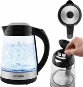 Elektrická Skleněná Rychlovarná Konvice S Podsvícením 2200 W