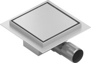 Mexen Flat-Q M13 podlahový vpust čtvercový 25 x 25 cm, inox - 1010025