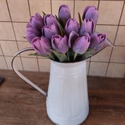 Umělý tulipán - fialový