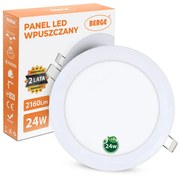 MILIO Podhledové svítidlo MD0010 DOWNLIGHT LED P/T VIGO-R - 24 W - teplá bílá