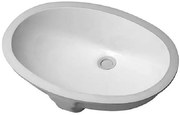 Duravit Santosa - Umyvadlo zápustné, 51x38 cm, s přepadem, bílá 0466510000