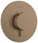 Hansgrohe Ecostat Comfort S - Sprchová baterie pod omítku, s termostatem, kartáčovaný bronz 33714140
