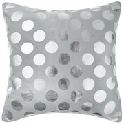 Spod Igły i Nitki Dekorační povlak na polštář 45x45 Dots grey silver I23