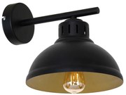 Nástěnná lampa SVEN 1xE27/15W/230V černá/zlatá