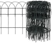 Zahradní plot práškované železo 25 x 0,4 m