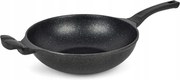 Pánev wok nepřilnavá mramorová s rukojetí Konighoffer Kenji 30 cm K3