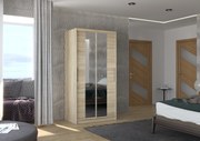 ADRK Furniture Posuvná skříň se zrcadlem DRAGONIS 100