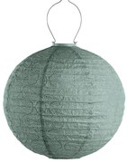 SOLÁRNÍ LAMPÁŠ ROUND 38,5X40 CM ZELENÁ