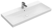 Villeroy & Boch Avento - Umyvadlo nábytkové 100x47 cm, s přepadem, otvor pro baterii, alpská bílá 4156A501