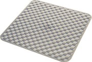 Aqualine Aqualine, GEO podložka do sprchového koutu 53x53cm s protiskluzovou úpravou, kaučuk, béžová, 97535303
