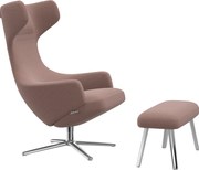 Výprodej Vitra designová křesla Grand Repos & Panchina - látka kat. Dumet (Pale Rose/ Beige)