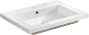 Comad Nábytkové keramické umyvadlo UM-8070 SPIRIT 60, 61x46 cm, bílá lesklá