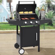 Juskys BBQ plynový gril Louisiana s 3 hořáky