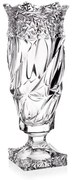 KŘISTÁLOVÁ VÁZA BOHEMIA ENIGMA FLAMENCO ICE NA NOZE 380MM