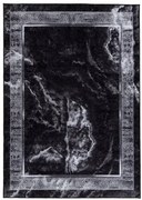 Dywany Łuszczów, Kusový koberec Miro 51278.810 Marble black / white, 80x150, černobílá, chodba / předsíň