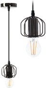 Toolight Stropní závěsné svítidlo ve stylu Loft APP595-1CP Black