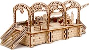 3d puzzle wooden city 3d puzzle železniční stanice 175 dílů