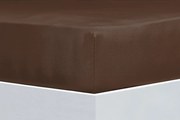 Prostěradlo Florella Fein Jersey 55 Mocca, 140-160x200 cm