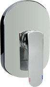 Mereo Mereo, Sprchová podomítková baterie bez přepínače, Mada, Mbox, CBQ60105MB