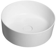 Sapho Thin - Umyvadlo na desku, průměr 38 cm, bez přepadu, matná bílá WN548