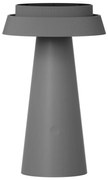 LED Solární lampa MARAKESZ LED/3,7V USB 3600 mAh 1800/2700/3000K IP54 šedá