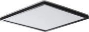 KANLUX KANLUX, AZPO stropní LED svítilna, 420x420mm, 22W, 3000/4000/6000K, IP54, černá mat, 31535