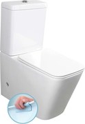 Sapho Porto - WC kombi, Rimless, vario odpad, bílá PC102WR