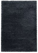 Ayyildiz, Kusový koberec Fluffy Shaggy 3500 anthrazit, 60x110, šedá, ložnice