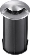 NV 9203111 Venkovní zapuštěné svítidlo do země BANG nikl satén hliník LED 1W 3000K IP67 100-240V 42st. vč. driveru - NOVA LUCE