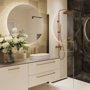 Invena Glamour Trend, oválné umyvadlo na desku 500x325x122 mm, bílá lesklá, INV-CE-63-W01-L