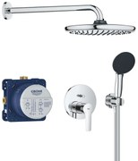 Grohe QuickFix Start - Sprchový set pod omítku, průměr 25 cm, 2 proudy, chrom 25292000