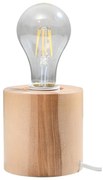 Dřevěná stolní lampa Sollux Elia