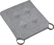 Bellatex Sedák hladký Ulla 40x40 cm Šedá
