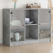 Příborník betonově šedý 102 x 37 x 75,5 cm kompozitní dřevo 3295874