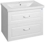 Aqualine Favolo - Umyvadlová skříňka 77x60x45 cm, bílá mat FV280