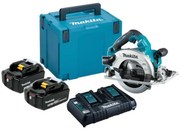 Makita Nářadí - 18V AKU okružní pila 190 mm, 2x aku 5,0 Ah LXT, nabíječka DHS783T2JU