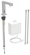 Geberit Brenta - Elektronická termostatická umyvadlová baterie, síťové napájení, easy to clean, kartáčovaný nerez 116.177.SN.1