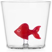 Ichendorf Milano designové sklenice na vodu Animal Farm Tumbler Red Fish