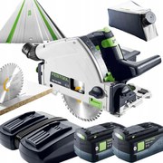 Festool Pila Zapušťovací Tsc 55 2 Akumulátory 5,0 Kolejnice 140 Cm Sada Max